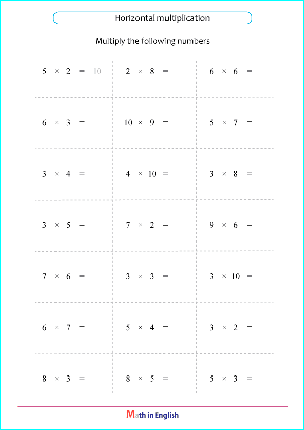 Printable primary math worksheet for math grades 1 to 6 based on the ...