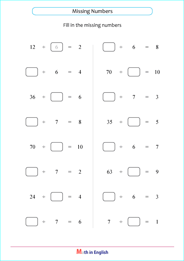 Printable Primary Math Worksheet For Math Grades 1 To 6 Based On The 