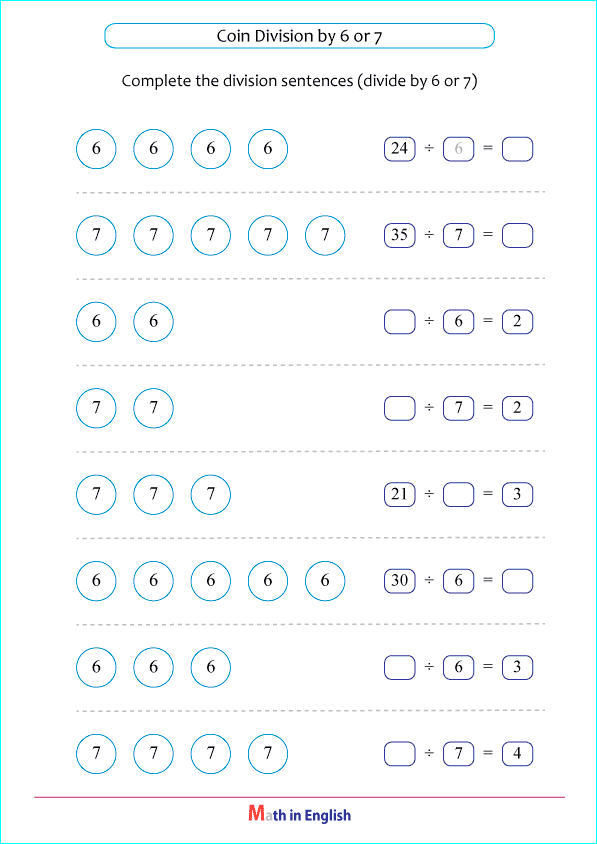Printable Primary Math Worksheet For Math Grades 1 To 6 Based On The 