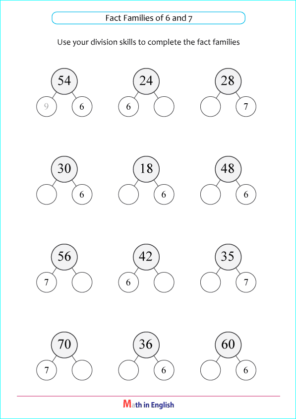 Printable Primary Math Worksheet For Math Grades 1 To 6 Based On The 