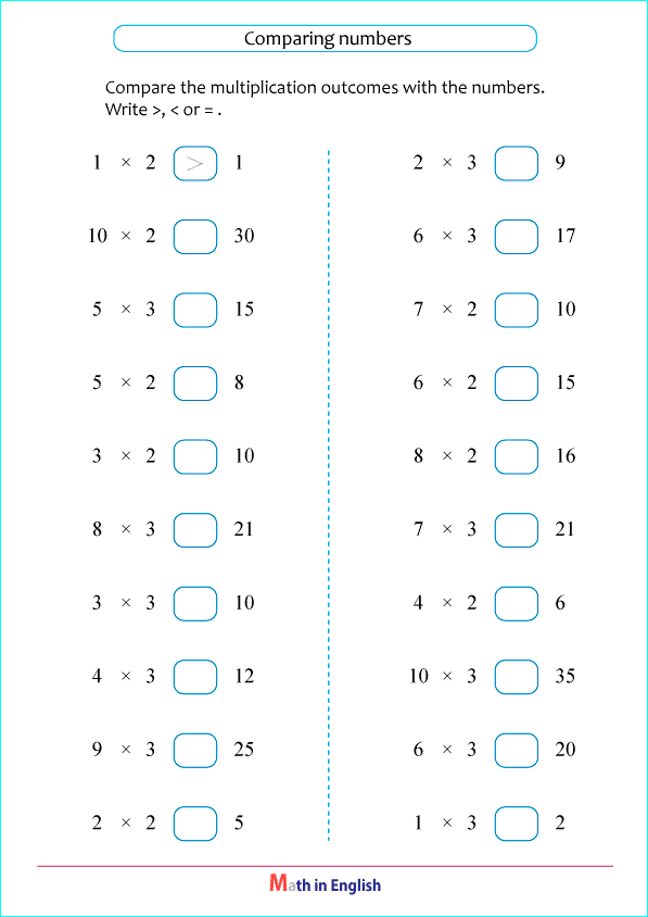 Printable Primary Math Worksheet For Math Grades 1 To 6 Based On The