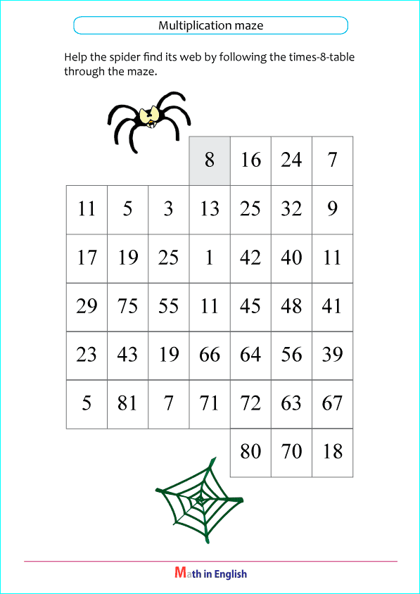 Printable primary math worksheet for math grades 1 to 6 based on the ...