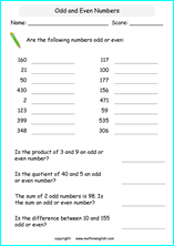 Odd And Even Worksheets For Second Grade Odd And Even. Mathematics