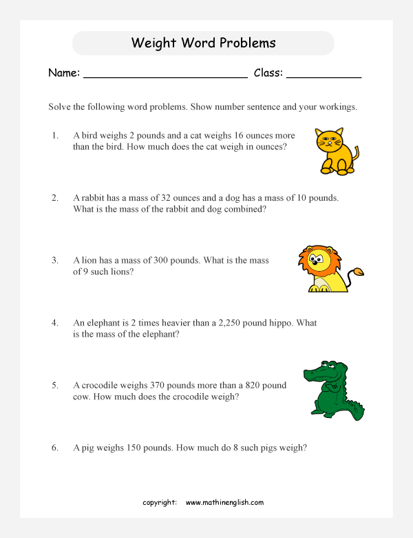 Printable Primary Math Worksheet For Math Grades 1 To 6 Based On The
