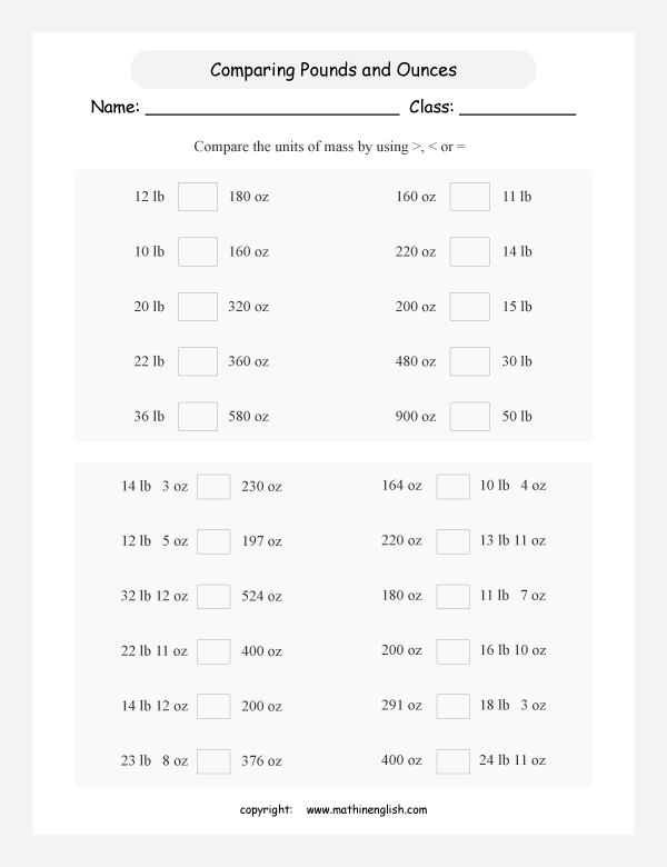 Printable Primary Math Worksheet For Math Grades 1 To 6 Based On The