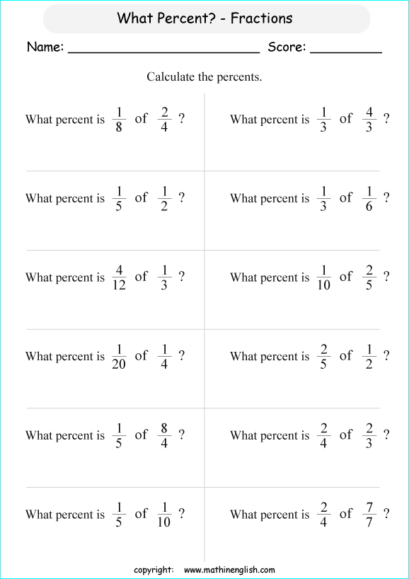 Printable Primary Math Worksheet For Math Grades 1 To 6 Based On The 